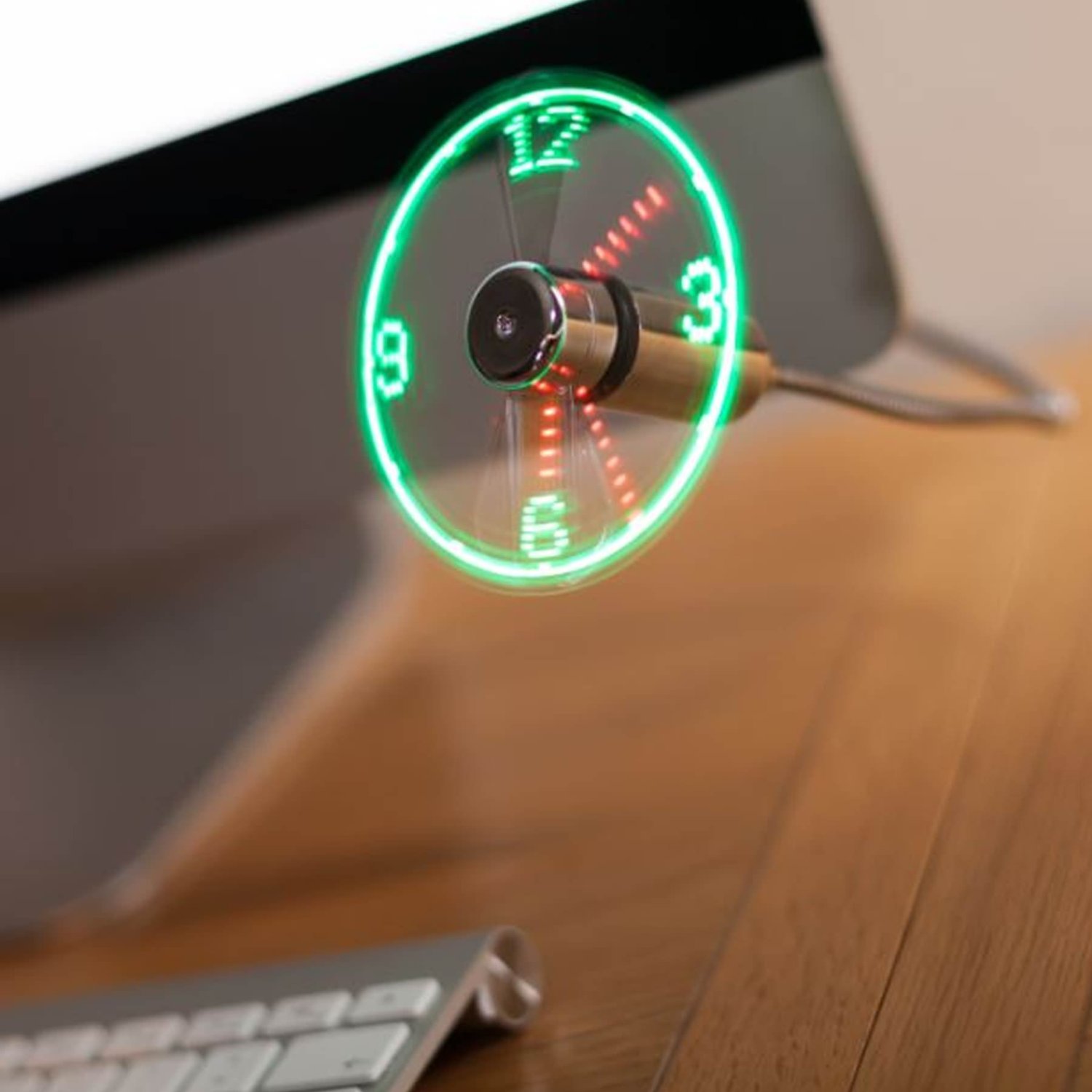 The Source USB LED Clock Fan N3 free image download