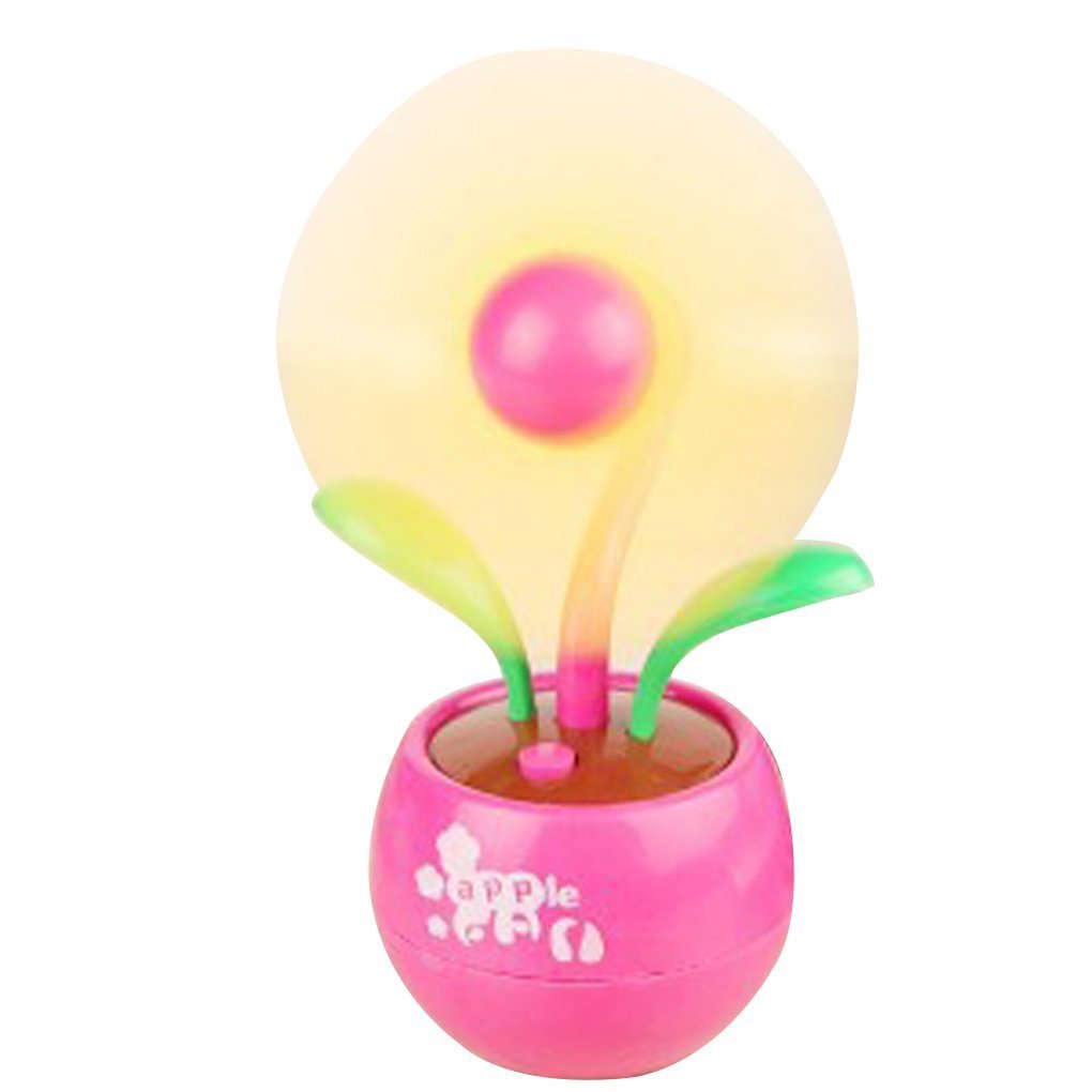 MuLuo Portable USB Cable Flower Shape Table Desk Fan Mini Fan For ...