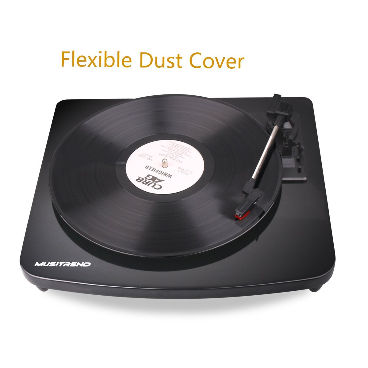 Musitrend LP 3-Speed Turntable Line Out Jacks to External Devices PC to ...