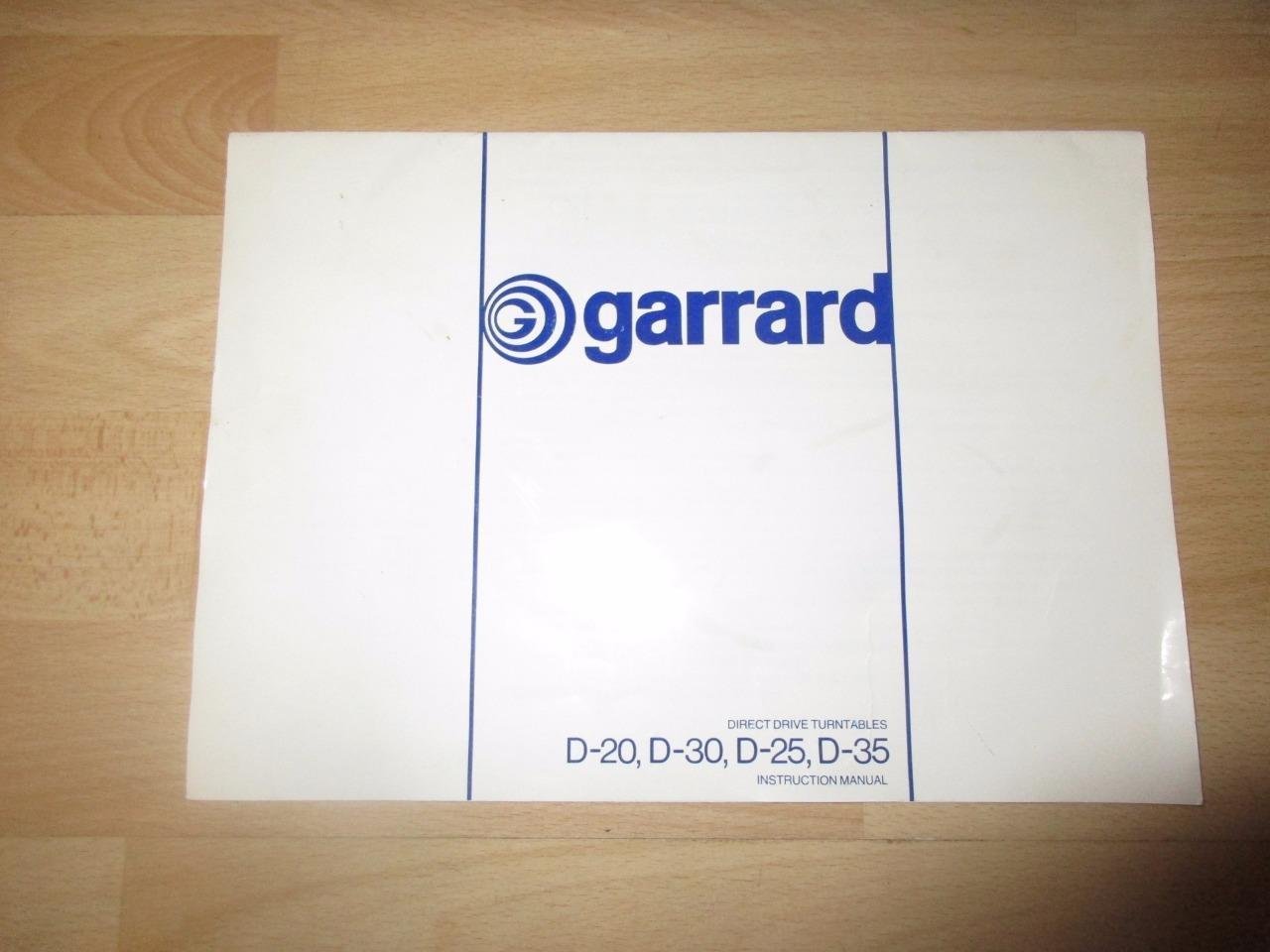 Garrard Direct Drive D-30 Turntable Record Player N2 free image download