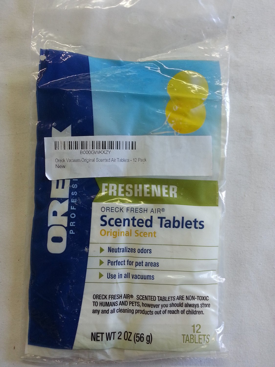 Oreck Fresh Air Vacuum Scent Tabs (12 tabs) N2 free image download