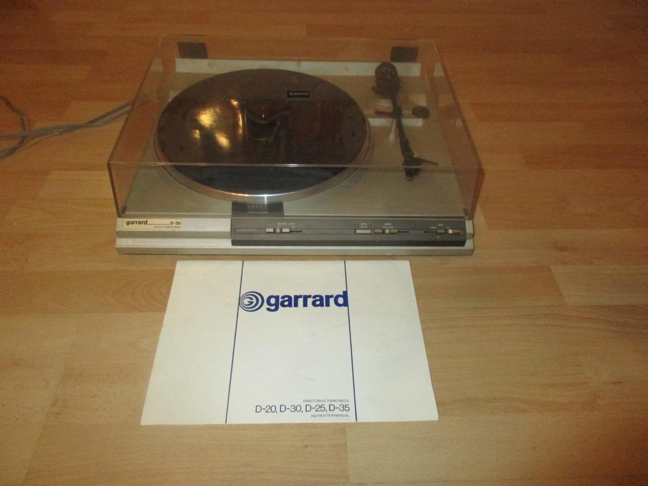 Garrard Direct Drive D-30 Turntable Record Player N5 free image download