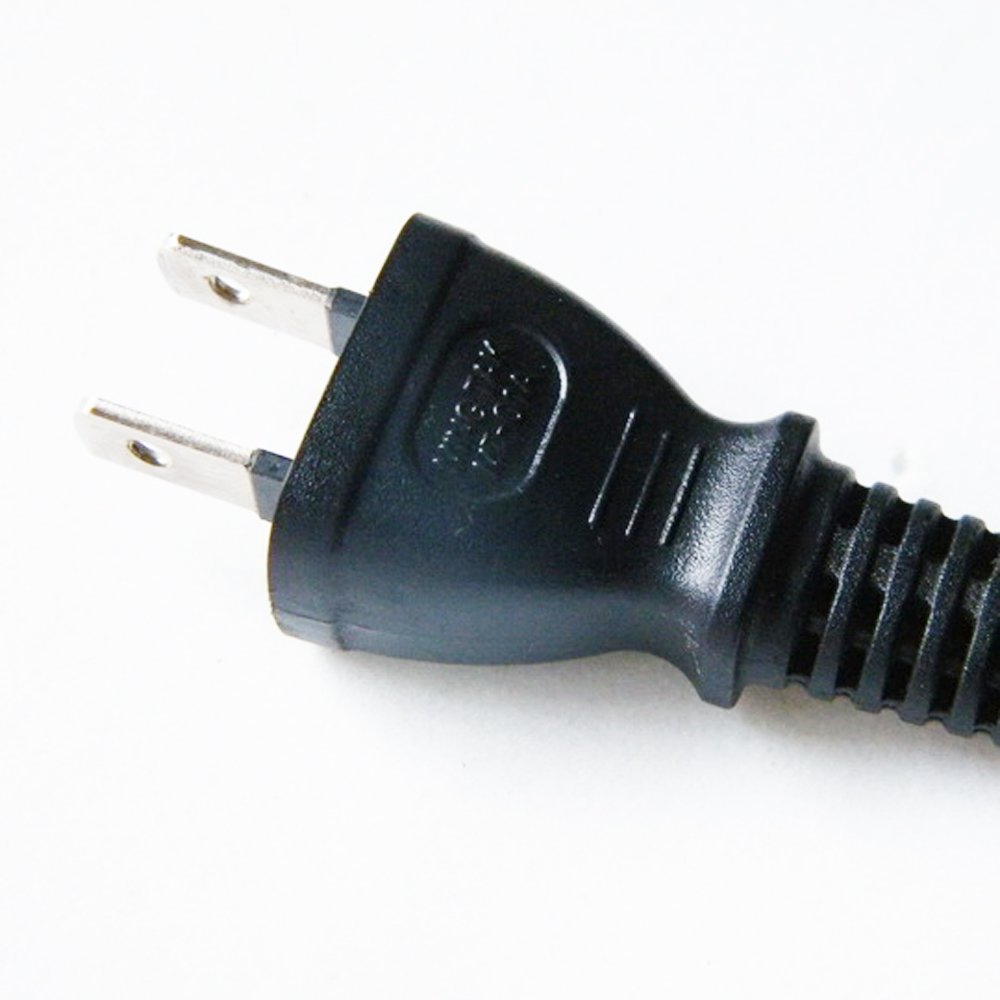 1ft short US power extension cable cord US AC 2-Prong male/female power ...