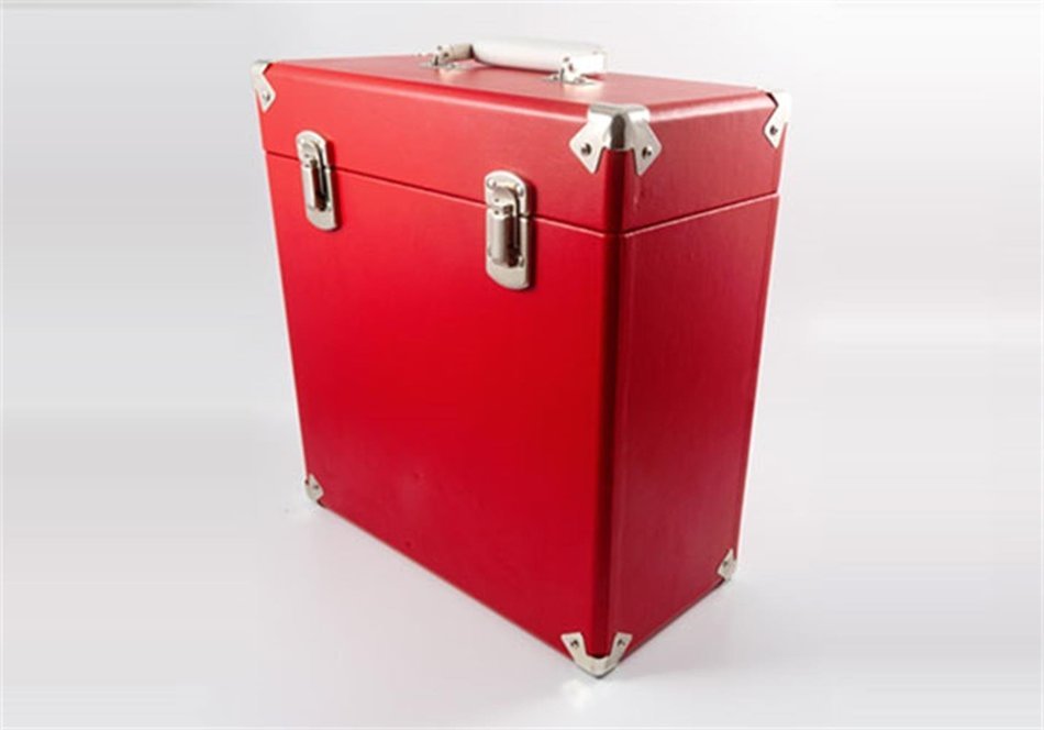 SW-B18 12 Inch Retro Vintage leather LP Vinyl Record Carry Case ...