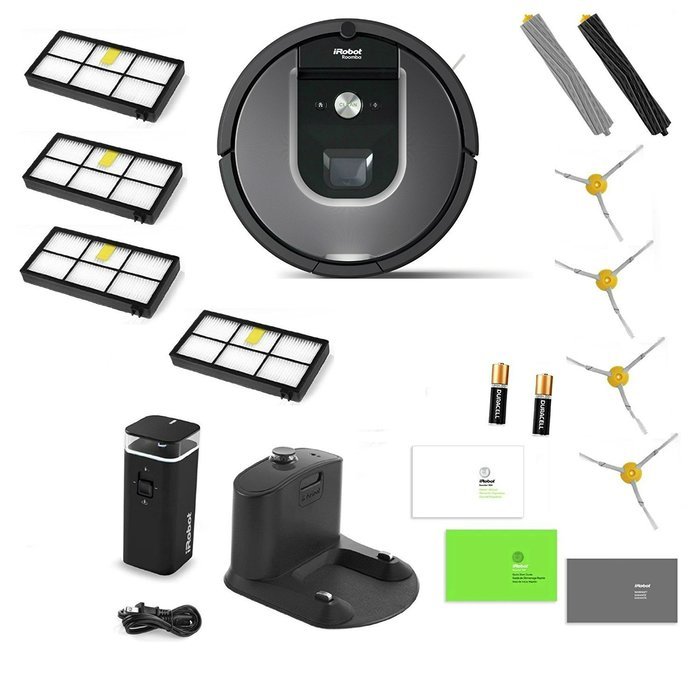 IRobot Roomba 960 Robotic Vacuum Cleaner Comes With 1 Dual Mode Virtual ...