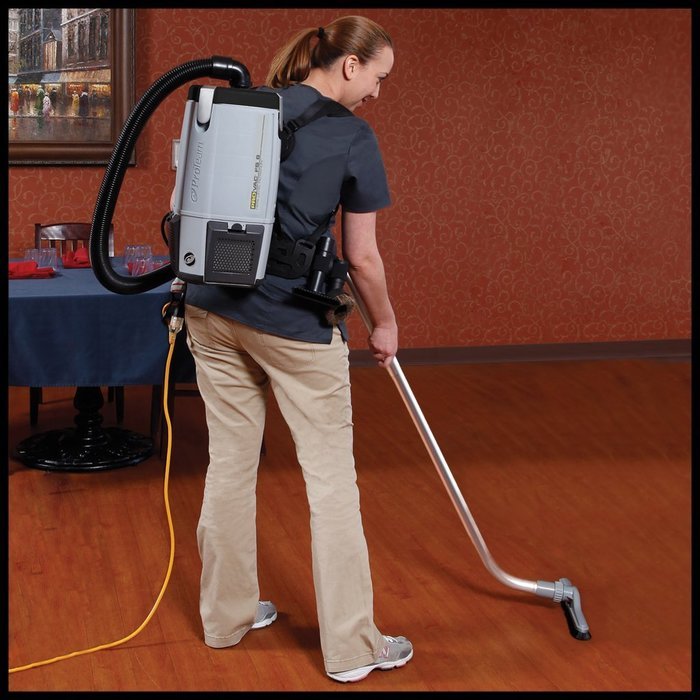 ProTeam ProVac FS 6 Commercial Backpack Vacuum with Tool Kit, 6 Quart ...