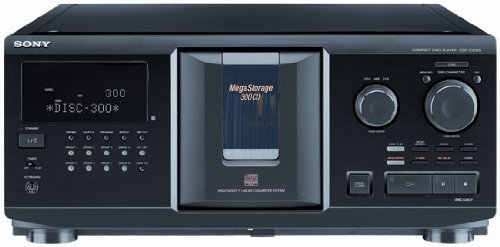 Sony 300 Disc Megastorage Cd Changer, CD-R/RW Playback, Headphone ...