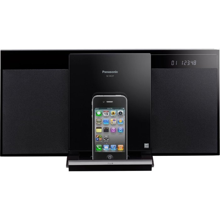 Panasonic SC-HC58 Slim Stylish Compact Micro System - iPod Direct Dock ...