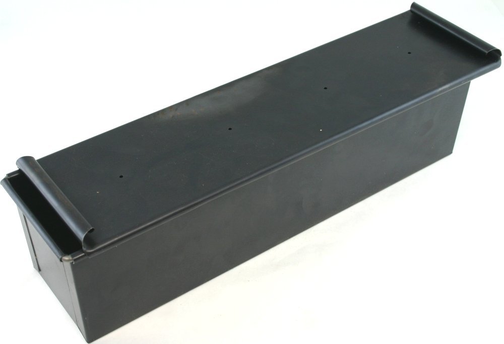 Paderno World Cuisine Blue Steel Pullman Bread Pan with Cover N2 free ...