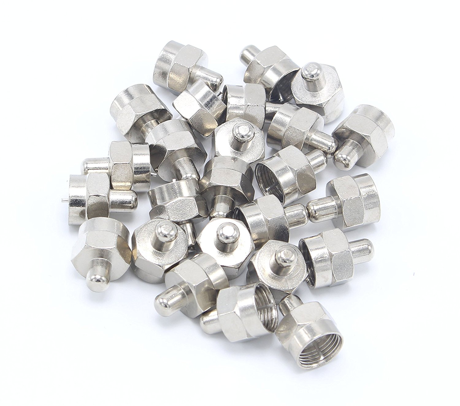 F Type 75 Ohm Terminator - 25 Pack Premium Professional Contractor ...