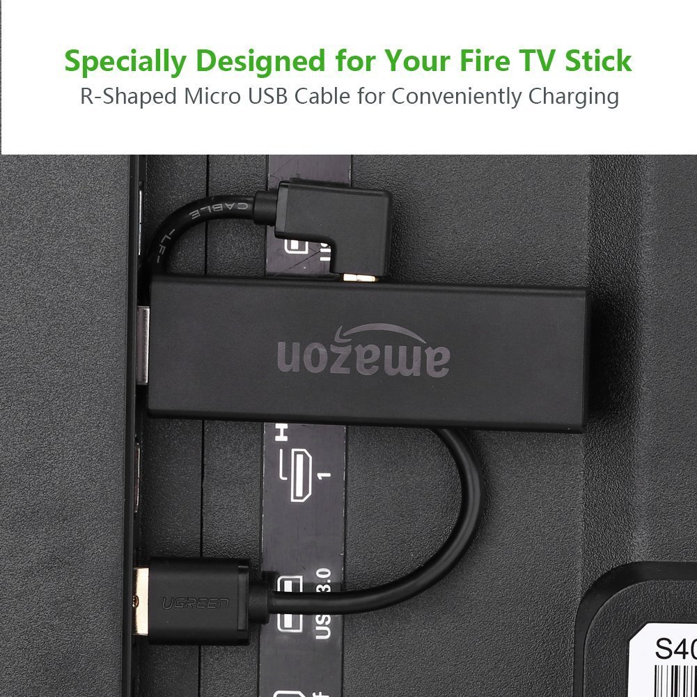 Micro USB Cable, Ugreen USB Power Cable Charging for Fire TV Stick ...
