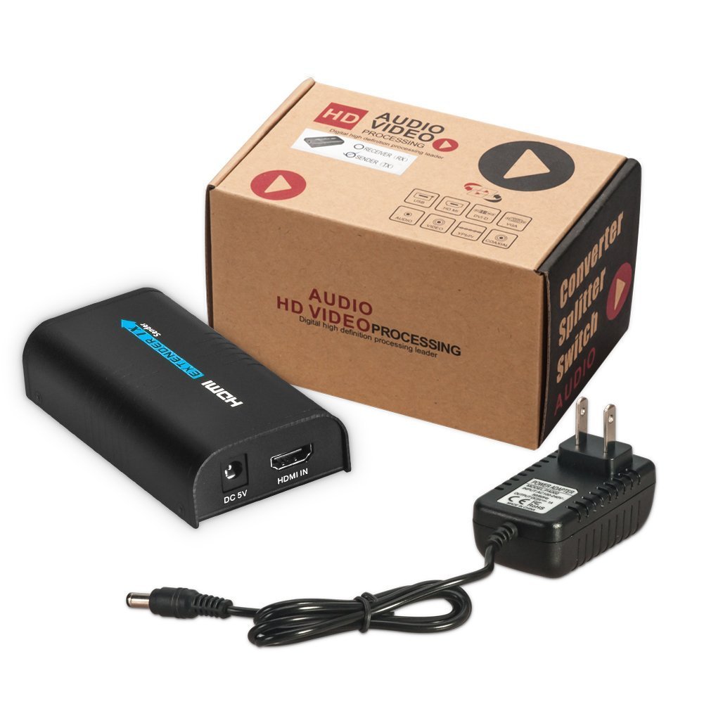 HDMI Extender, Matcis® HDMI Signal Extenders Over CAT 5e/6 UTP/STP ...