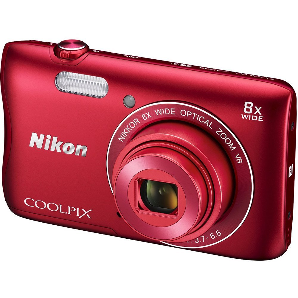 Nikon COOLPIX S3700 Digital Camera with 8x Optical Zoom and Built-In Wi ...