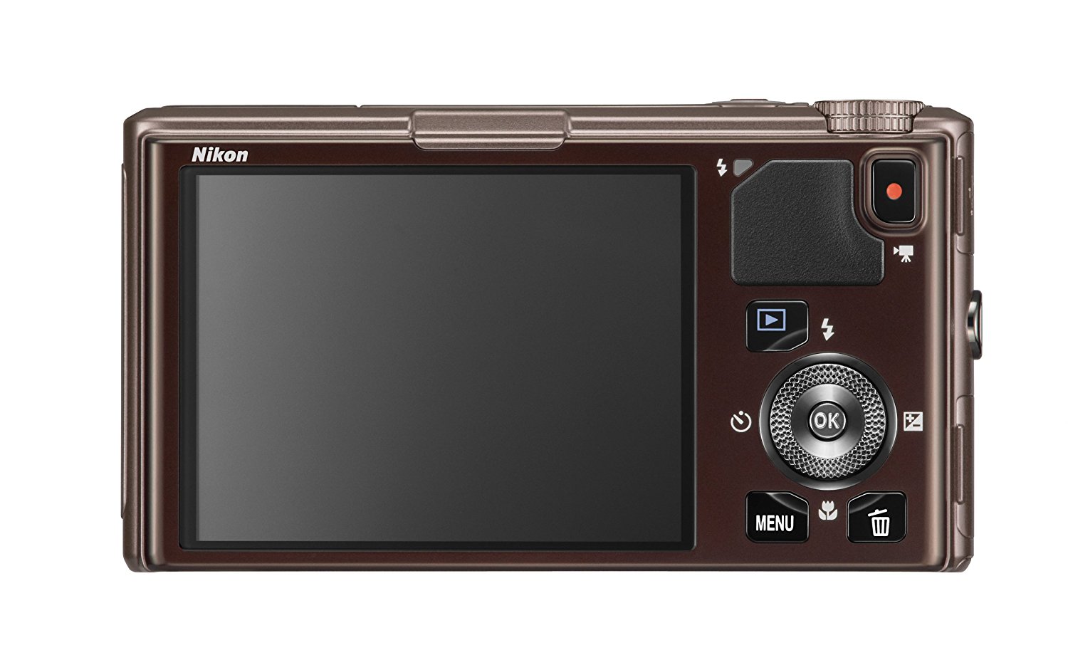 Nikon 2013 Coolpix S9500 Digital Camera brown 18.1 MP 22x ...
