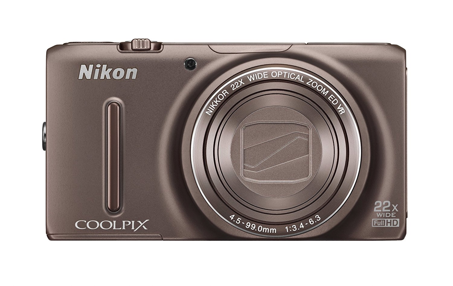 Nikon 2013 Coolpix S9500 Digital Camera brown 18.1 MP 22x ...