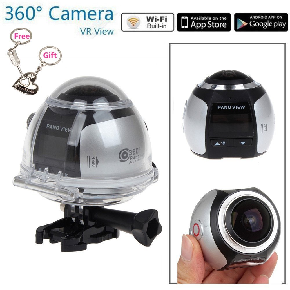 Blueskysea 4K 360° Wifi Mini Camera Panoramic Camera 24482448 16M Ultra ...