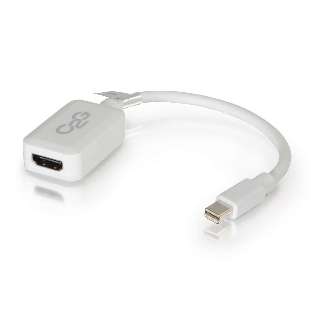 C2G Mini DisplayPort to HDMI Adapter Converter – White N5 free image ...