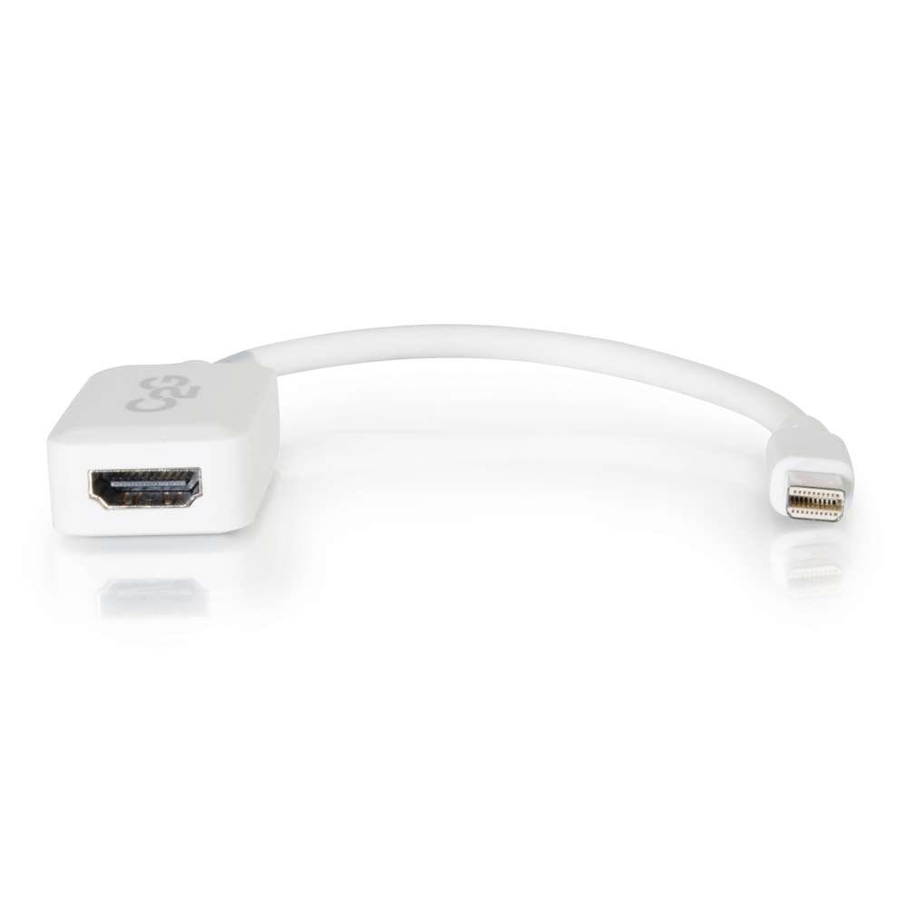 C2G Mini DisplayPort to HDMI Adapter Converter – White N6 free image ...