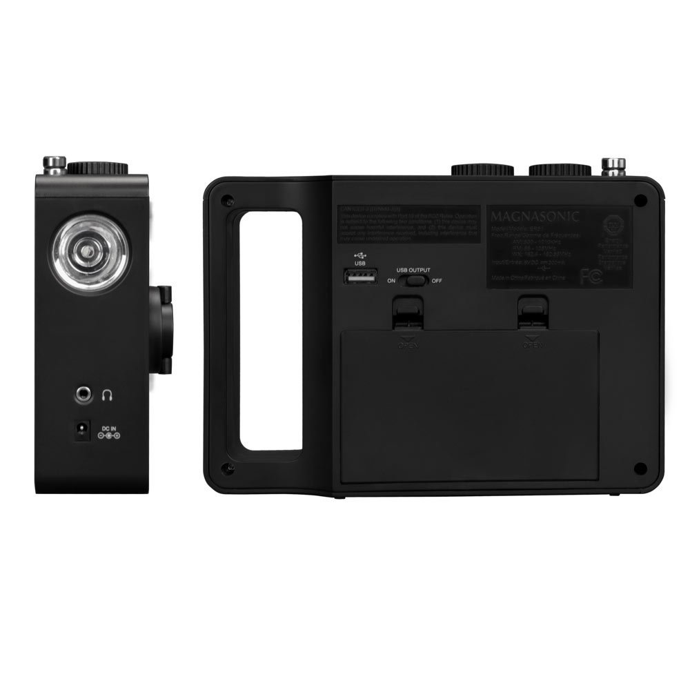 Magnasonic Multi-Function Hand Crank Emergency Radio, Dynamo Charging ...