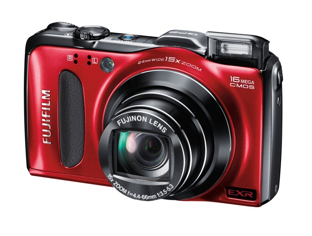 Fuji F600EXR RED Digital 16 MP Camera with 15x Optical Zoom and 3" LCD ...