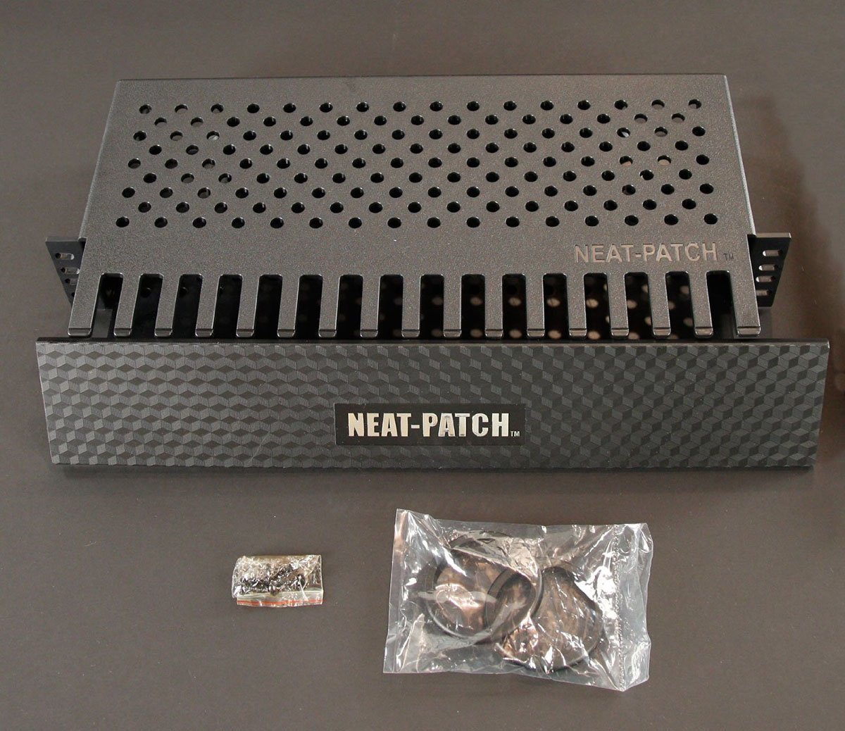 Neat Patch Cable Manager (10 Units) w/ 240 CAT6 Patch Cables (2FT Green ...