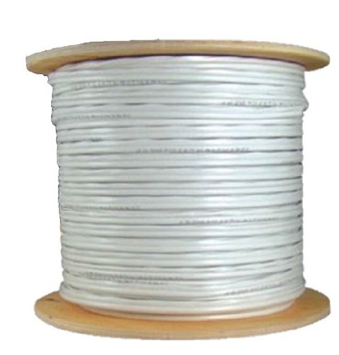 COAXIAL WHITE CABLE RG6 1000FT COAX CATV RG-6 1000' TV BULK free image ...