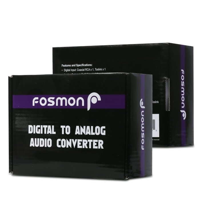 Fosmon Digital Optical Coax to Analog RCA Audio Converter Adapter N4 ...