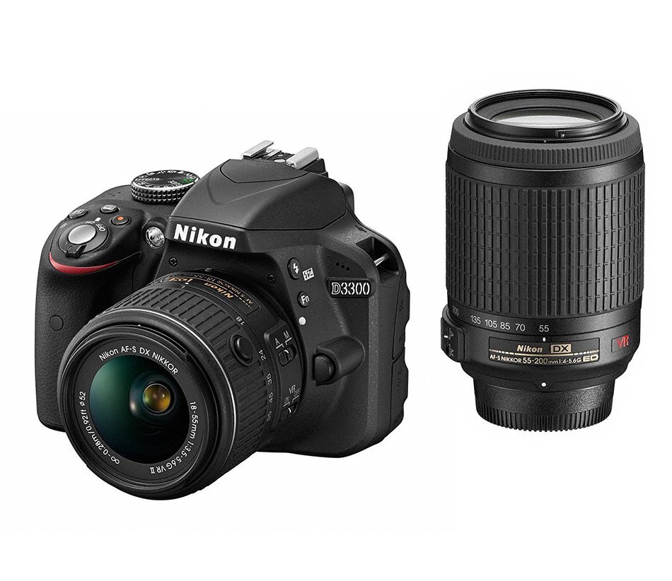 Nikon D3300 24.2 MP CMOS Digital SLR with Auto Focus-S DX NIKKOR 18 ...