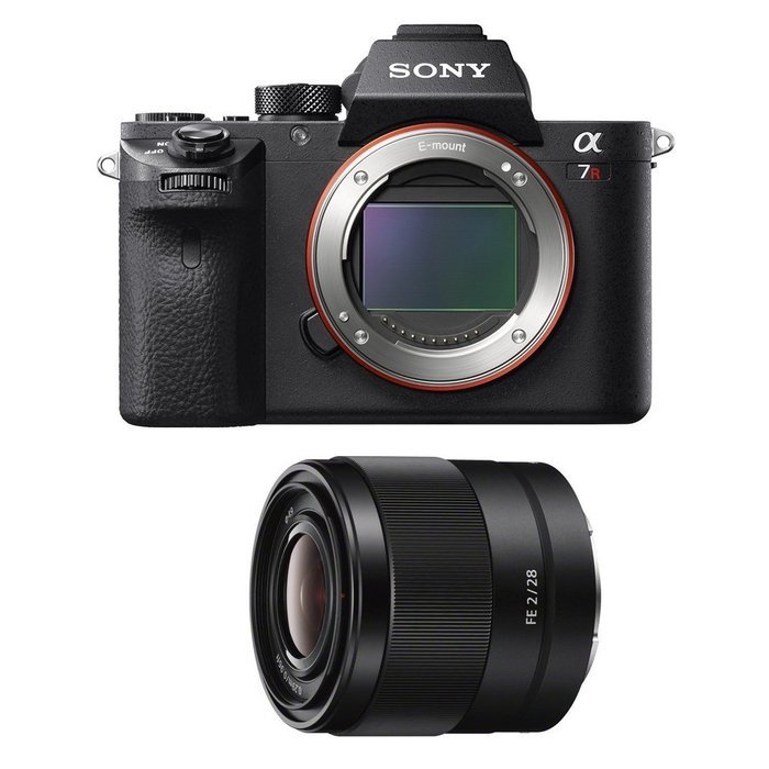 Sony a7R II Mirrorless Interchangeable Lens Camera Body with 28mm Lens ...