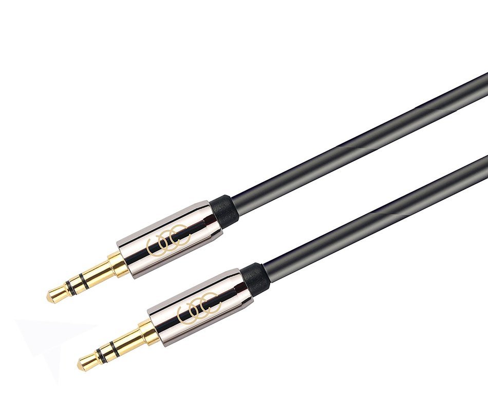 2X 3.5mm Aux Cord ( 2.5 meter / 8 Feet each ) Universal Durable ...