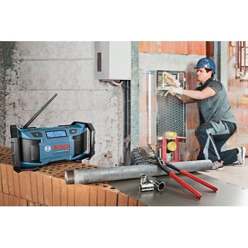 Factory-Reconditioned Bosch PB180-RT 18V Lithium-Ion AM/FM Radio with ...