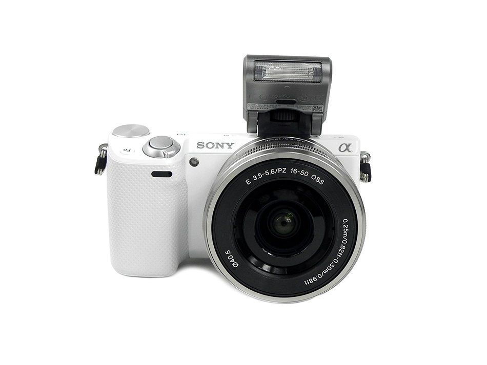 Sony Nex5rl 16.1 Mp Compact Digital Camera White with 16-50mm Power ...