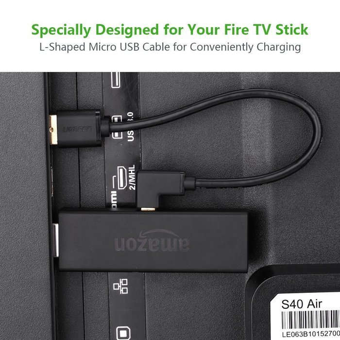 Micro USB Cable, Ugreen USB Power Cable Charging for Fire TV Stick ...