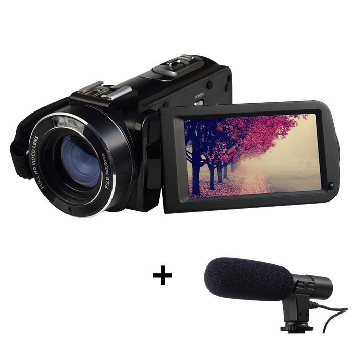 TekBow Z20 1080P Full HD 16x Digital Zoom Digital Video Camera ...