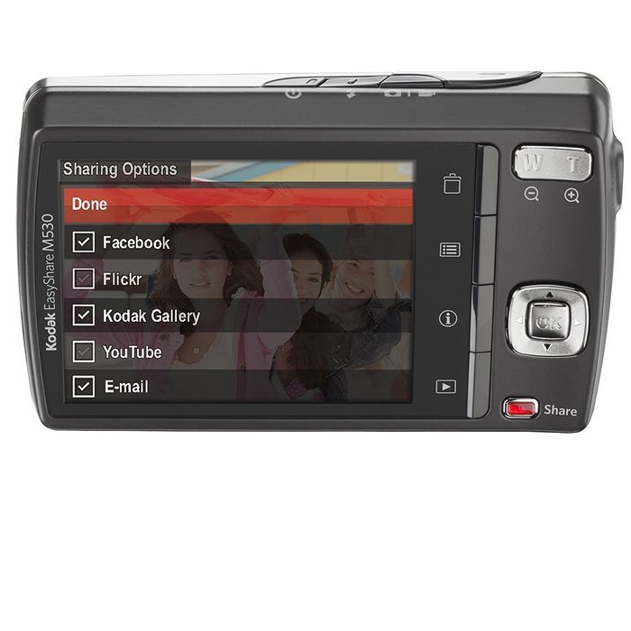 Kodak Easyshare M530 12 MP Digital Camera with 3x Wide Angle Optical ...