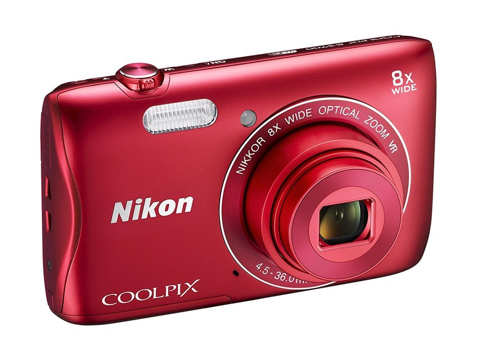 Nikon COOLPIX S3700 Digital Camera with 8x Optical Zoom and Built-In Wi ...