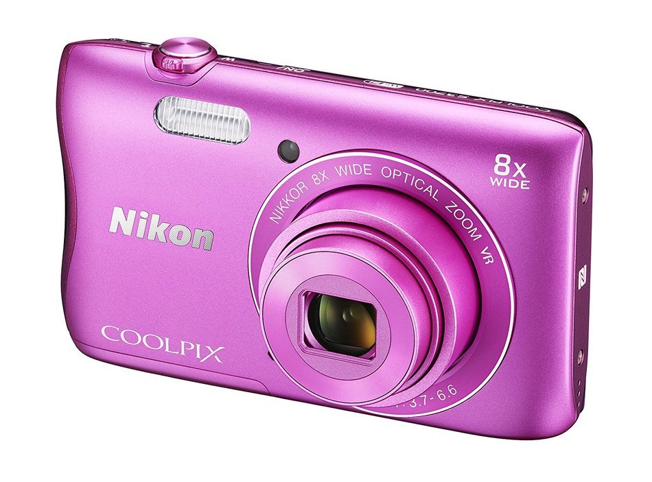 Nikon COOLPIX S3700 Digital Camera with 8x Optical Zoom and Built-In Wi ...