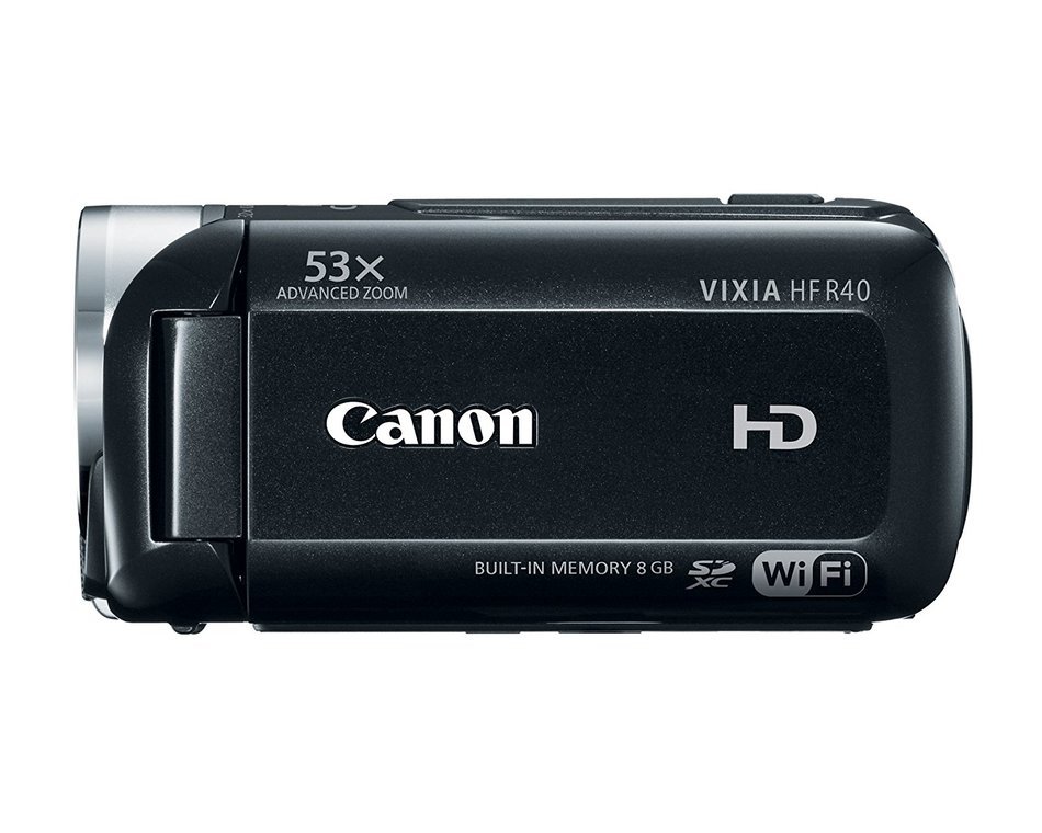 Canon VIXIA HF R40 HD 53x Image Stabilized Optical Zoom Camcorder 8 GB ...