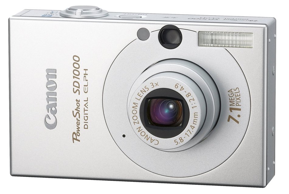 Canon PowerShot SD1000 7.1MP Digital Elph Camera with 3x Optical Zoom ...