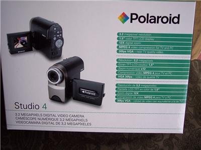 Polaroid Studio 4 3.2MP 12x Digital Zoom Digital Video Camera STUDIO4 ...