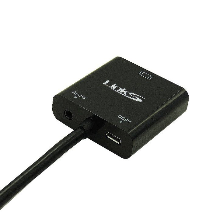 LinkS Active Micro HDMI to VGA Male to Female Adapter in white N7 free ...