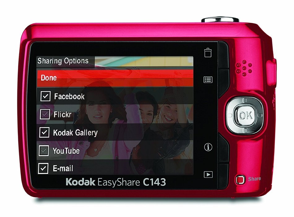 Kodak Easyshare C143 Digital Camera (Red) N2 free image download