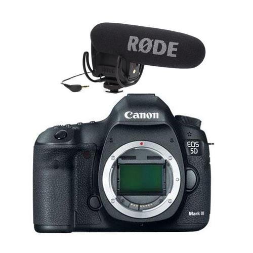 Canon EOS 5D Mark III Digital SLR Camera Body - USA Warranty with Rode ...
