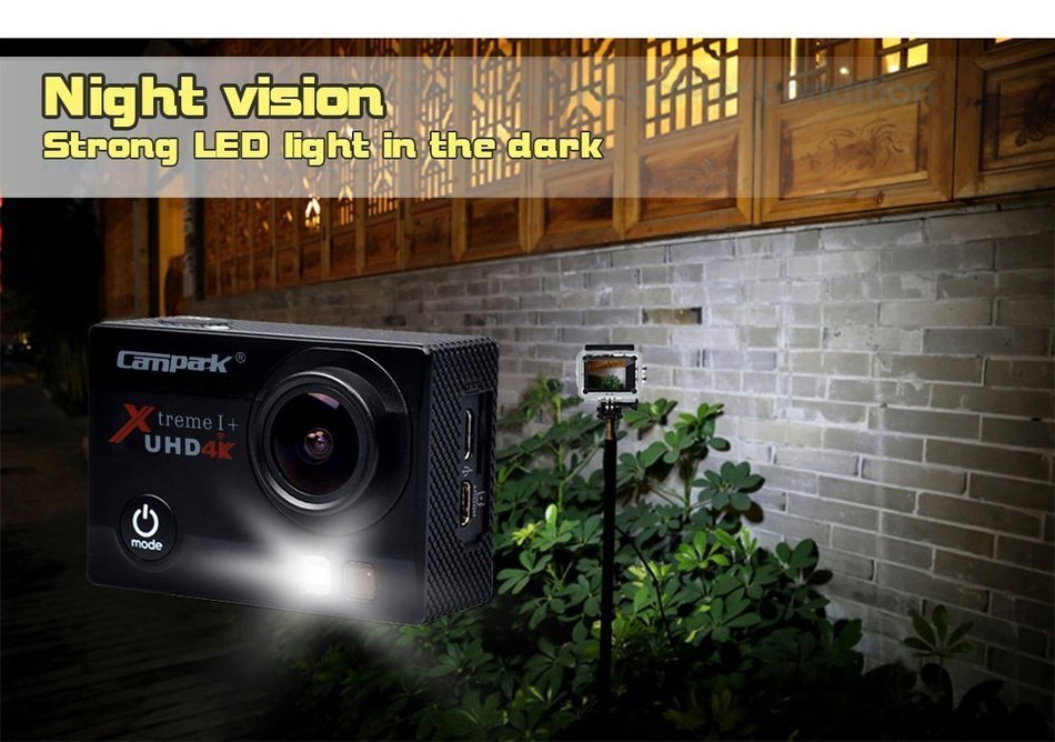 Campark® 4K 30fps WiFi Ultra HD Waterproof Sports Action Camera,SONY ...