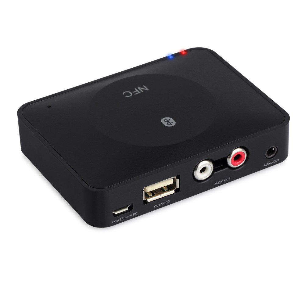 ESYNIC NFC Bluetooth Audio Receiver Bluetooth 3.0 Music Receiver ...