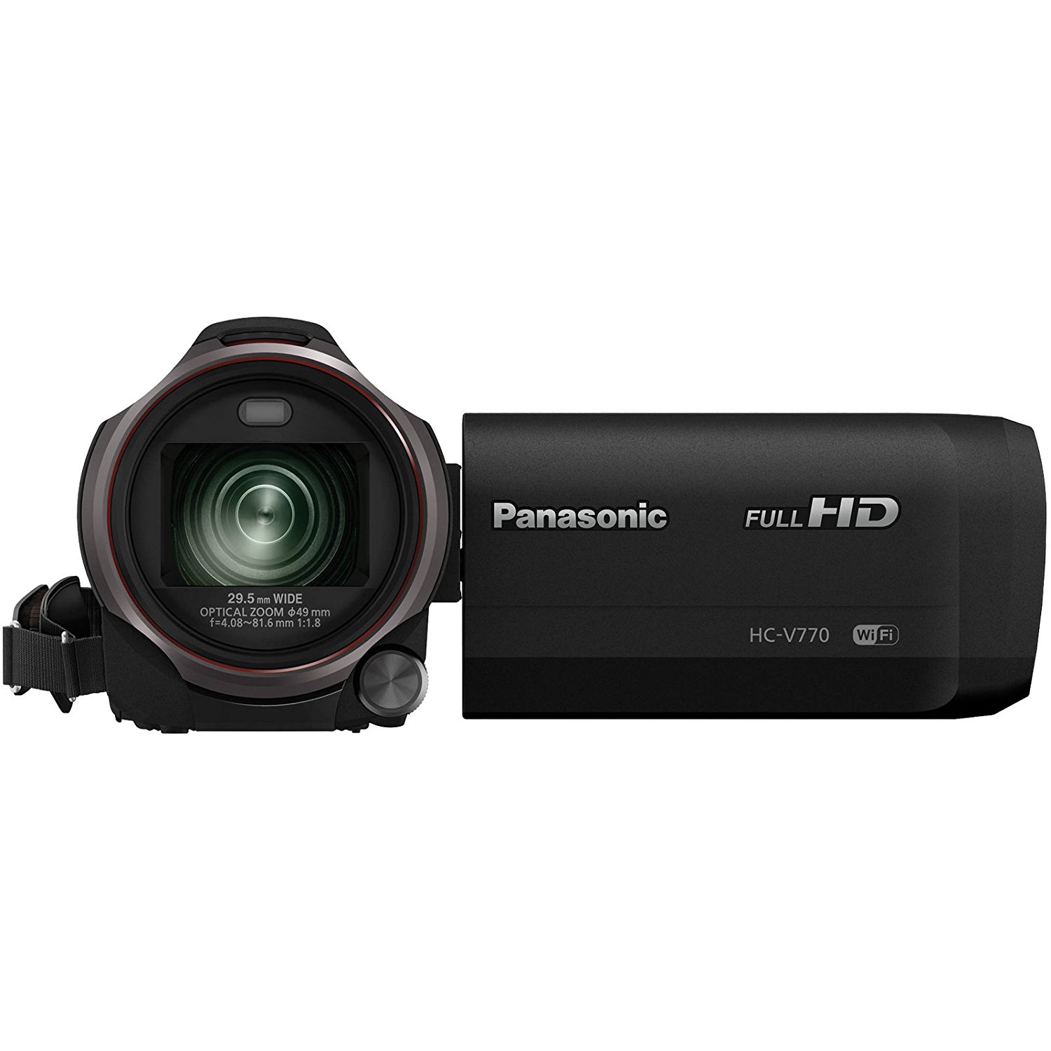 Panasonic HC-V770 Wireless Smartphone Twin Wi-Fi HD Video Camera ...