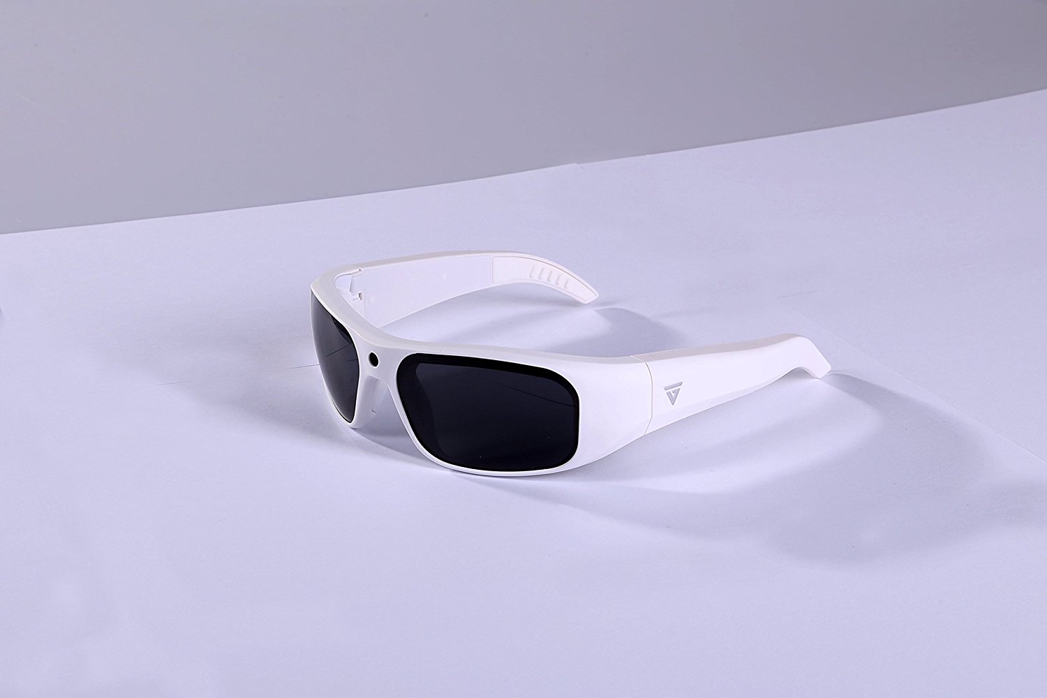 GoVision water-resistant white APOLLO 1080p video recording sunglasses ...