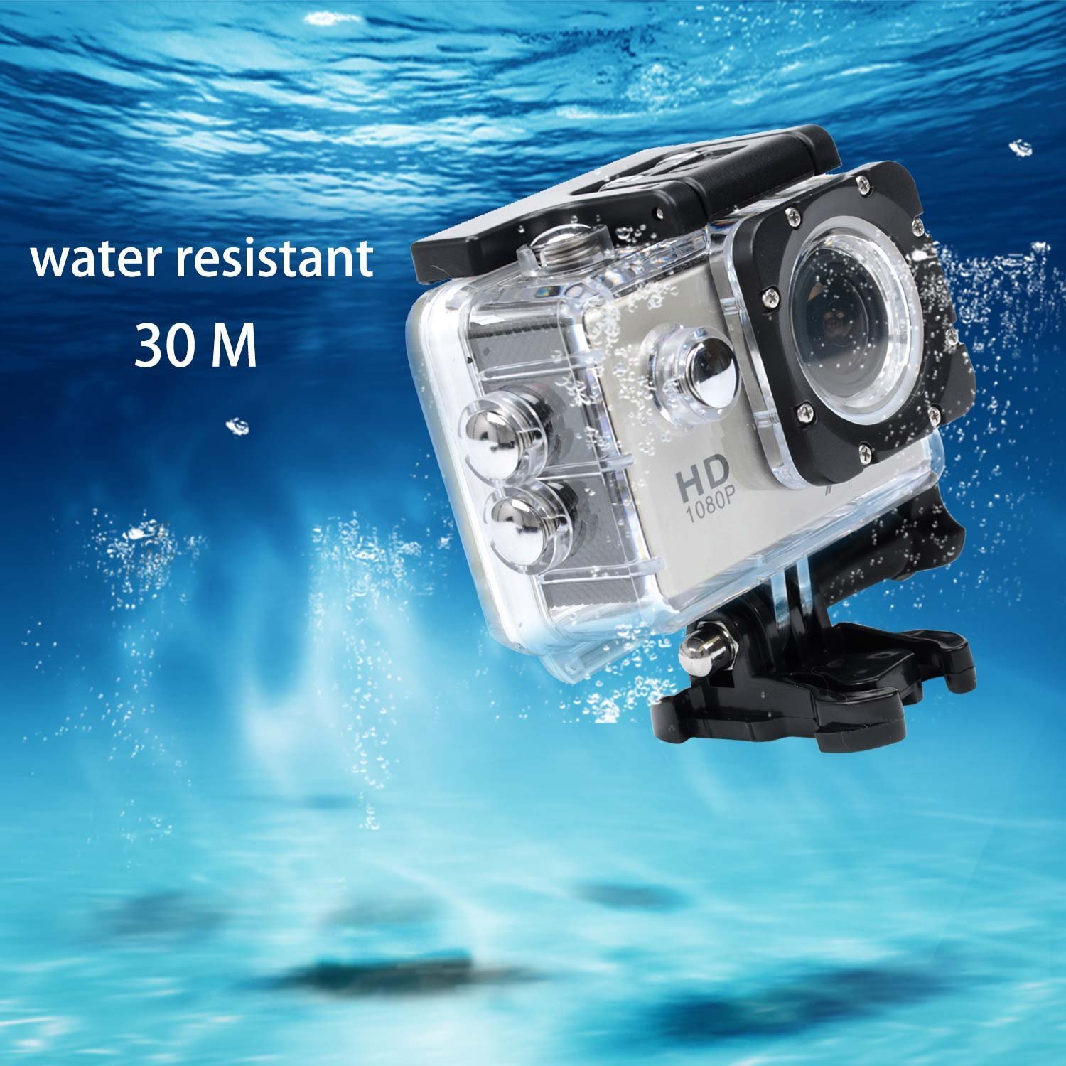 Full HD 1080P 12 MP Waterproof Sports Camera Cam - HDMI Output ...