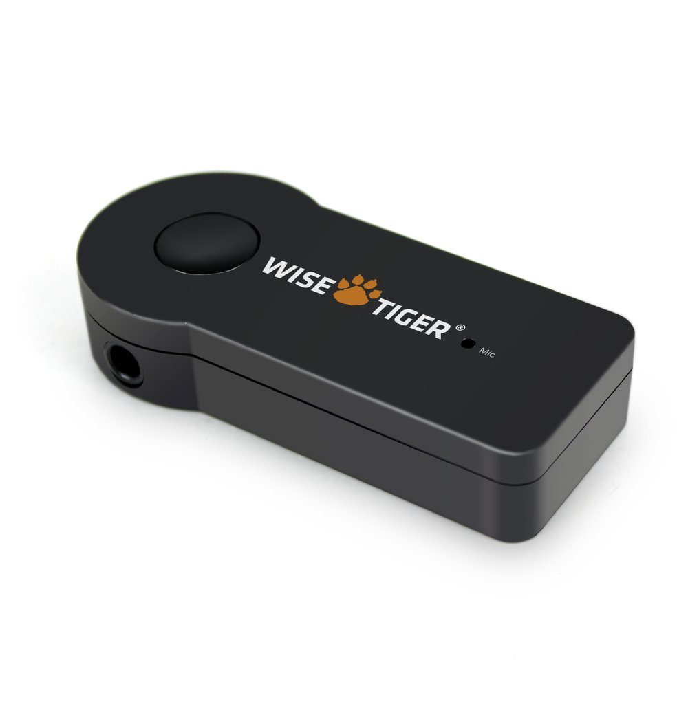 WISE TIGER Bluetooth Receiver 3.5mm Interface Wireless Car Kit Stereo ...