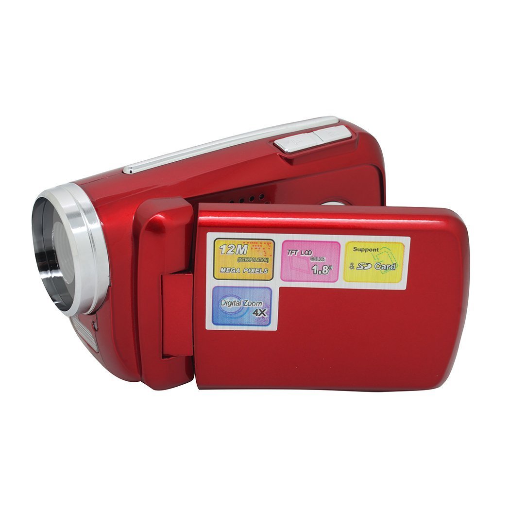 Mowon HD 720P 1.8inch TFT LCD Rotation 4X Zoom Mini DV Digital ...